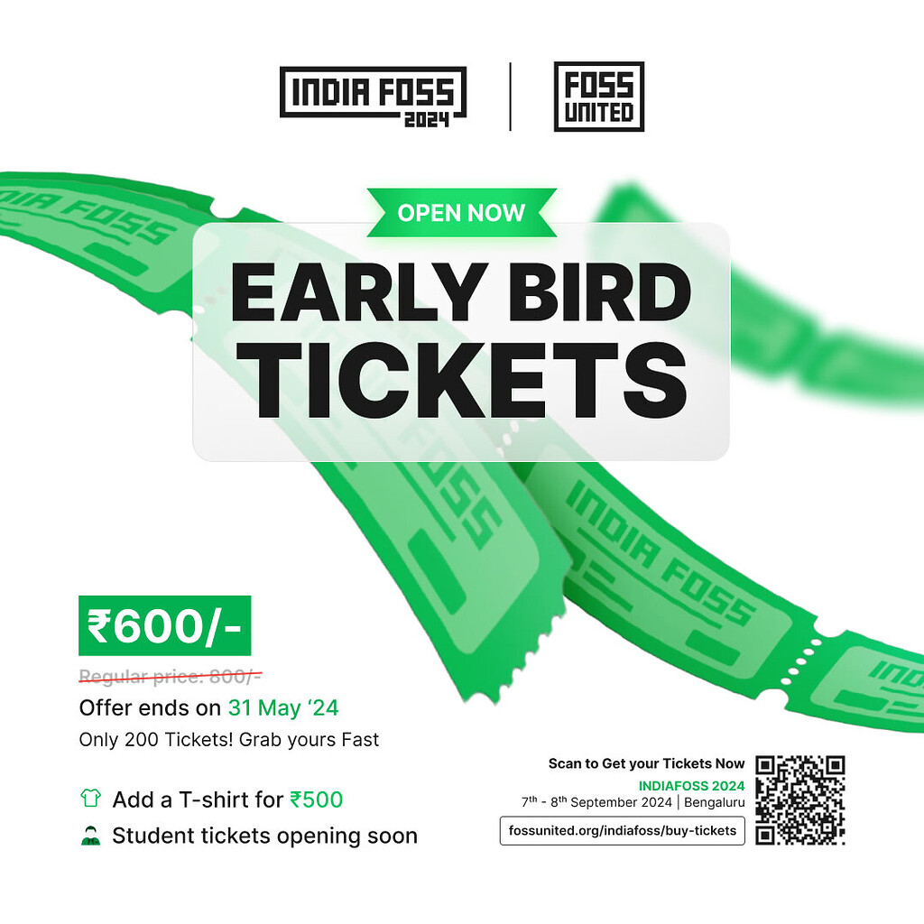 IndiaFOSS 2024 - Announcements - IndiaFOSS Conference - FOSS United